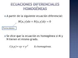 Ecuación diferencial homogénea - EcuRed
