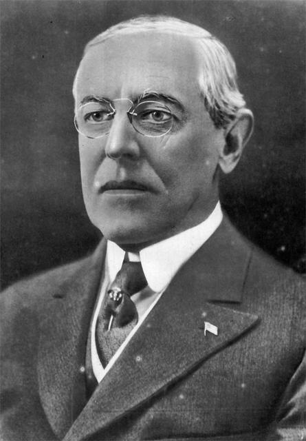 President Thomas Woodrow Wilson
