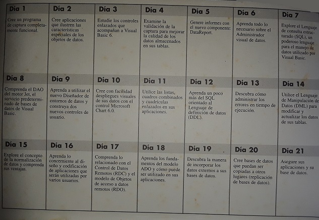 Aprendiendo programación de bases de datos con Visual Basic 6 en 21 ...
