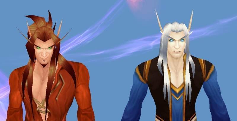Archivo:Blood Elf versus High Elf - male.jpg - EcuRed