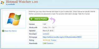 Hotmail Watcher (Firefox) - EcuRed