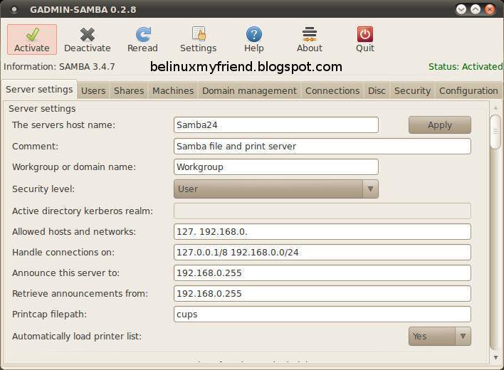 Gadmin-Samba - EcuRed