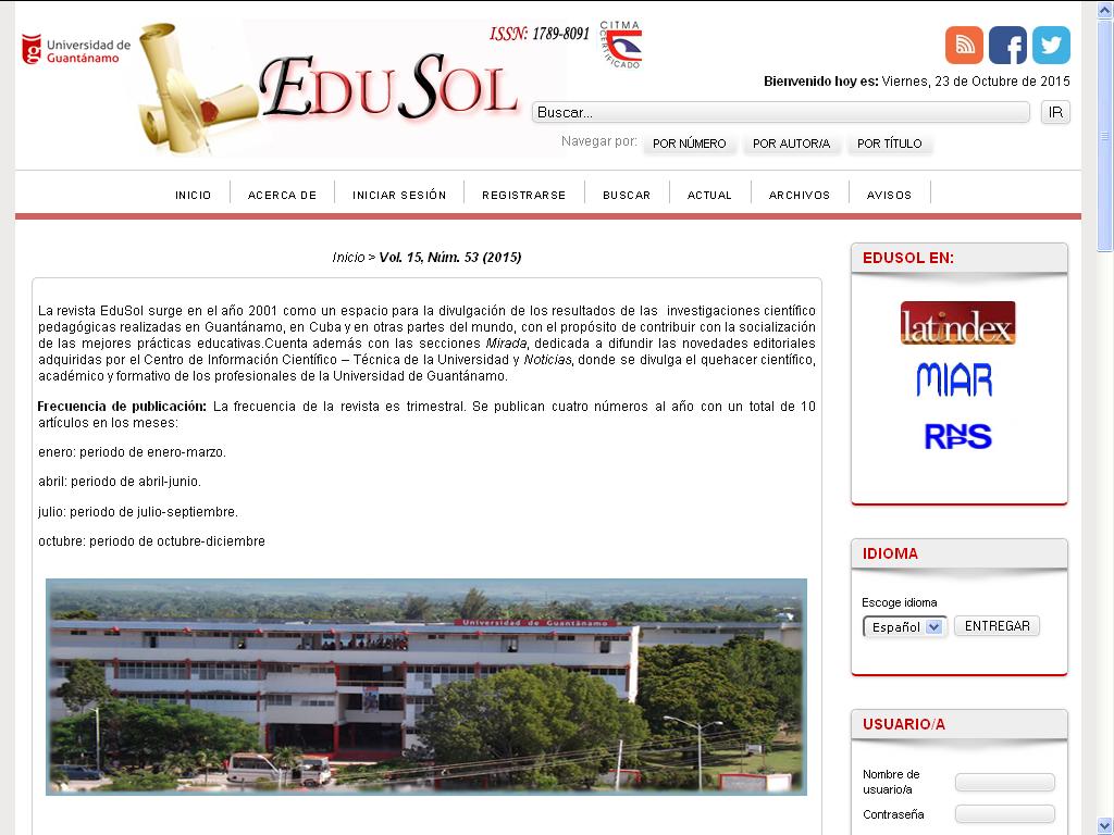 Revista EduSol - EcuRed