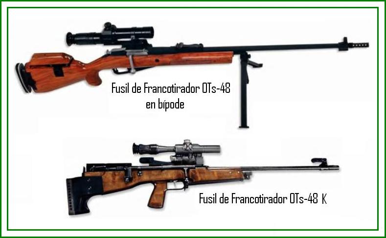 Fusil de Francotirador OTs–48K - EcuRed