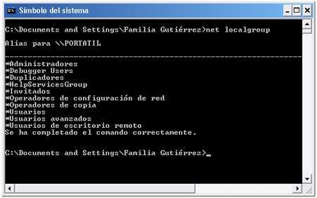 Comando Net User - EcuRed