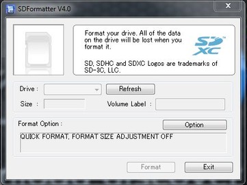 SD Card Formatter 4.0 - EcuRed