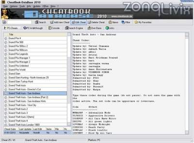 CheatBook DataBase - EcuRed