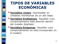 Variables económicas - EcuRed