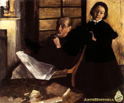 Henri Degas y su sobrina (Pintura) - EcuRed