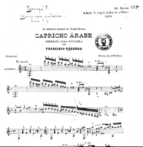 Capricho árabe - EcuRed